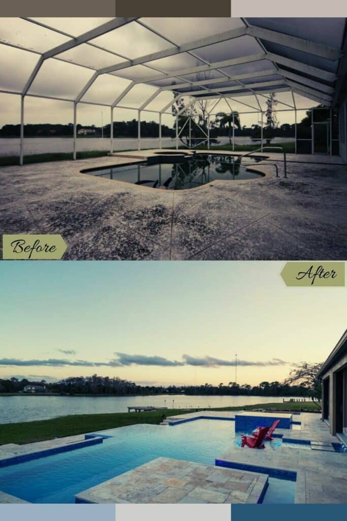 25+ Dazzling Pool Remodel Before and After That Would Blow Your Mind