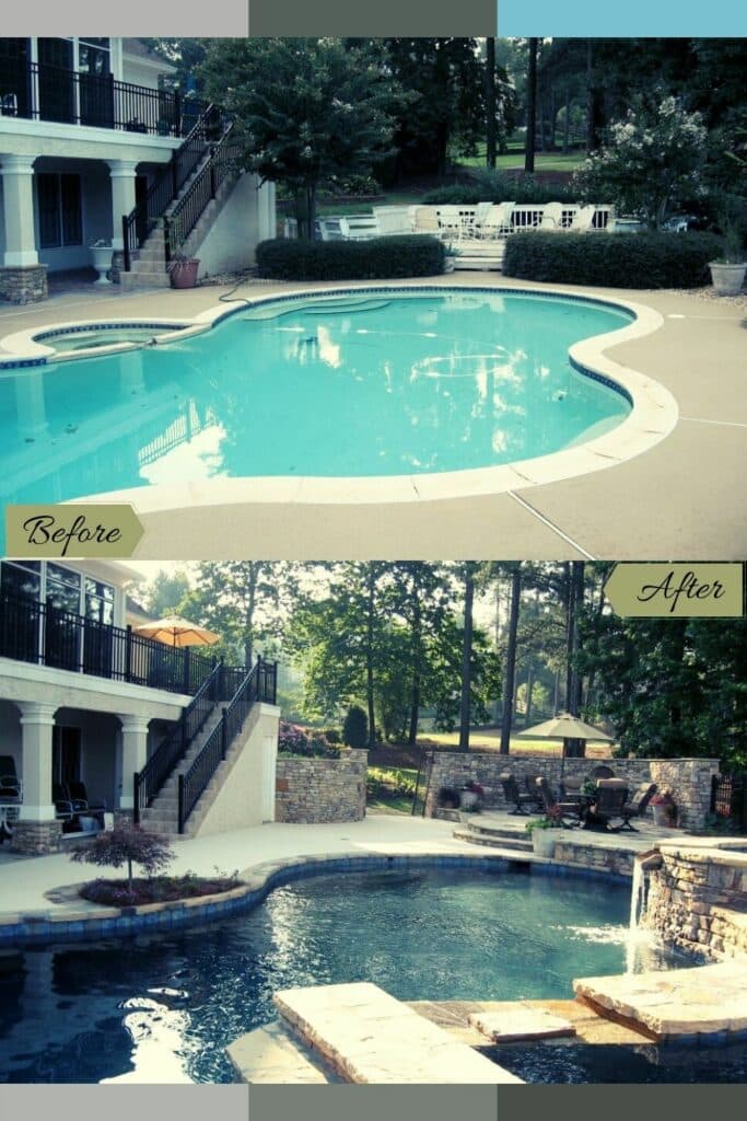 25+ Dazzling Pool Remodel Before and After That Would Blow Your Mind