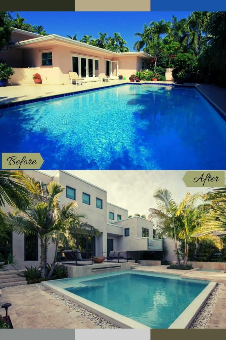 25+ Dazzling Pool Remodel Before and After That Would Blow Your Mind