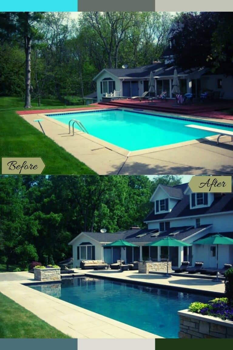 25+ Dazzling Pool Remodel Before and After That Would Blow Your Mind