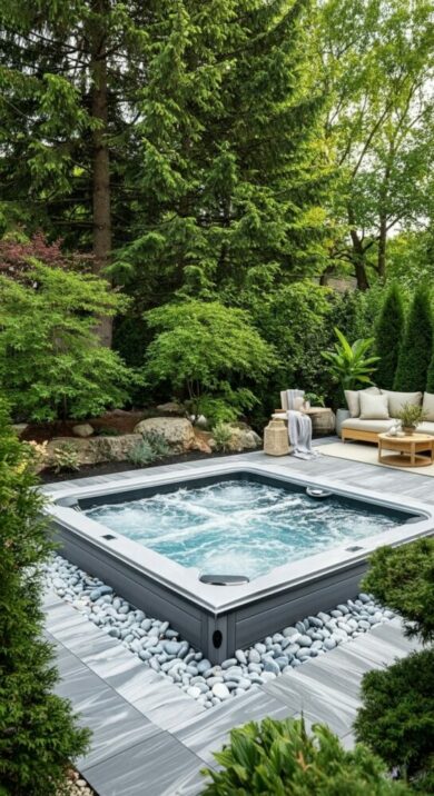 53 Breathtaking Outdoor Jacuzzi Ideas to Create Your Dream Backyard Spa