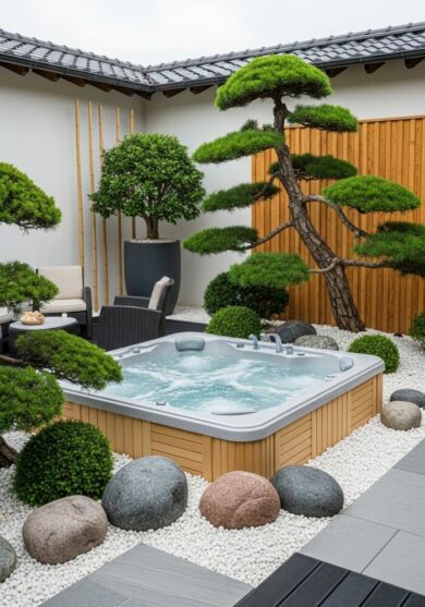 53 Breathtaking Outdoor Jacuzzi Ideas to Create Your Dream Backyard Spa